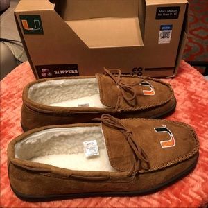 NCAA | Shoes | Um Ncaa Moccasin Men Slippers Brown Sizes 74 | Poshmark